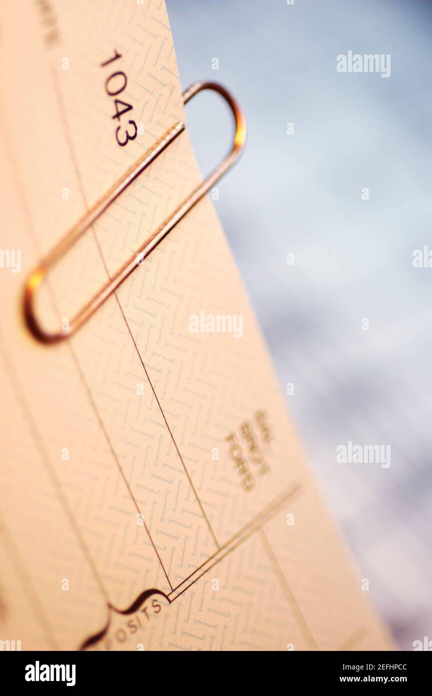 Deposit slip hi-res stock photography and images - Alamy