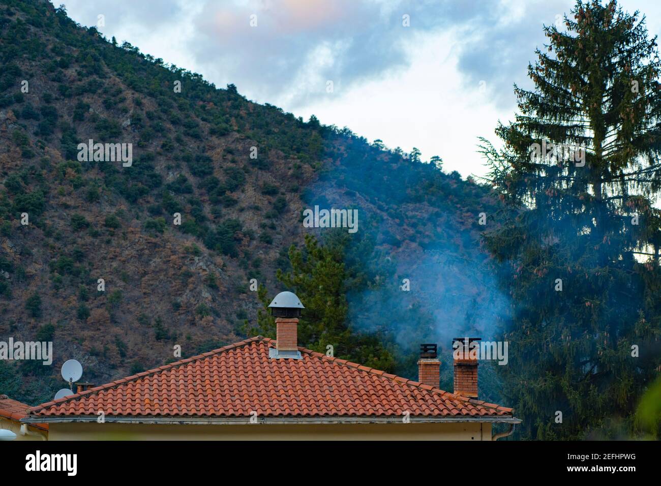 Air pollution from domestic wood burning, France - wood burning leads ...