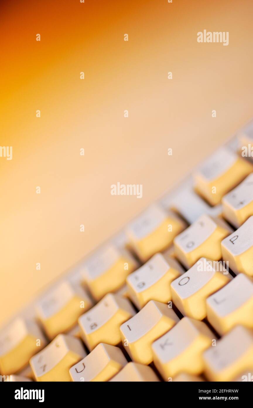 Close-up of a computer keyboard Stock Photo - Alamy