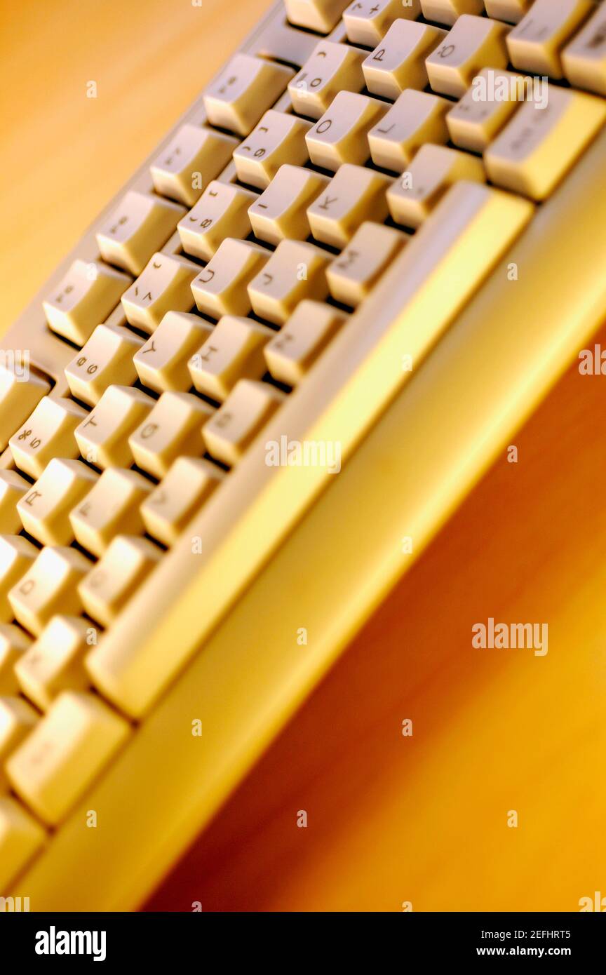 Part keyboard from computer hi-res stock photography and images - Alamy