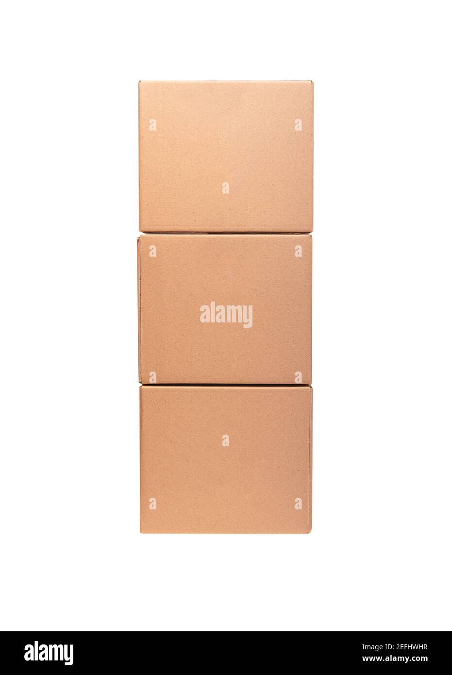 Cardboard mail box isolated on white background Stock Photo - Alamy