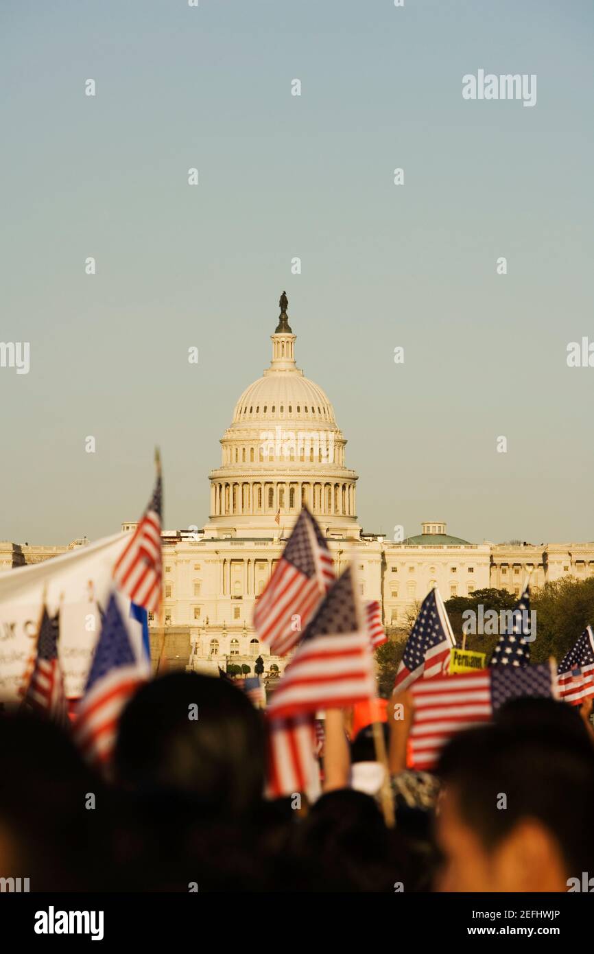 Crowd holding flags at pride hi-res stock photography and images - Alamy