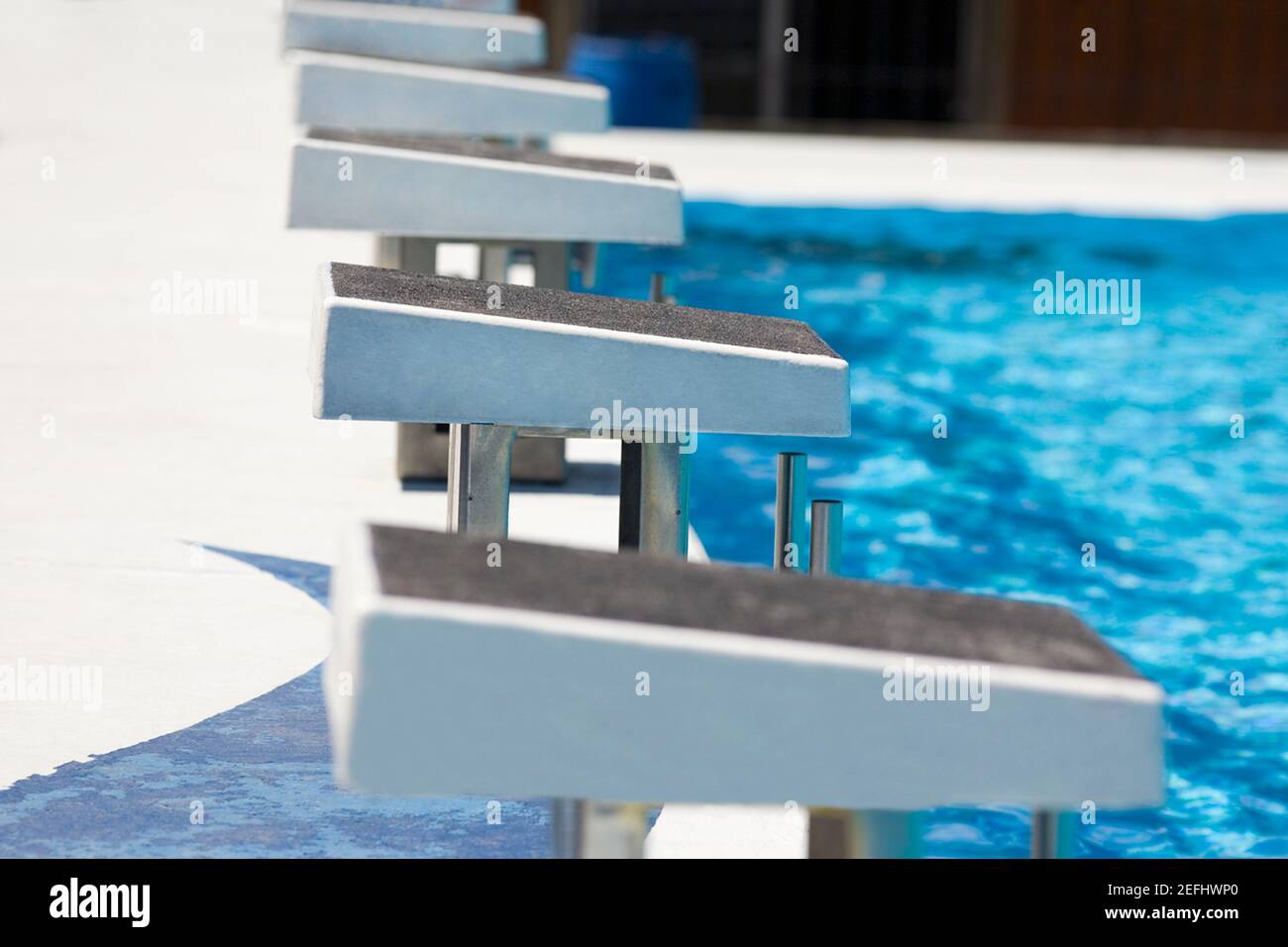 Diving platform at a swimming pool Stock Photo - Alamy