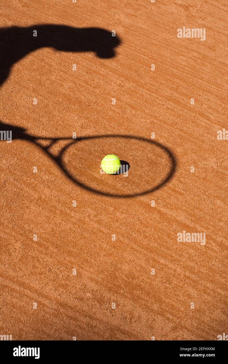 Shadow of a tennis racket on a tennis ball Stock Photo - Alamy