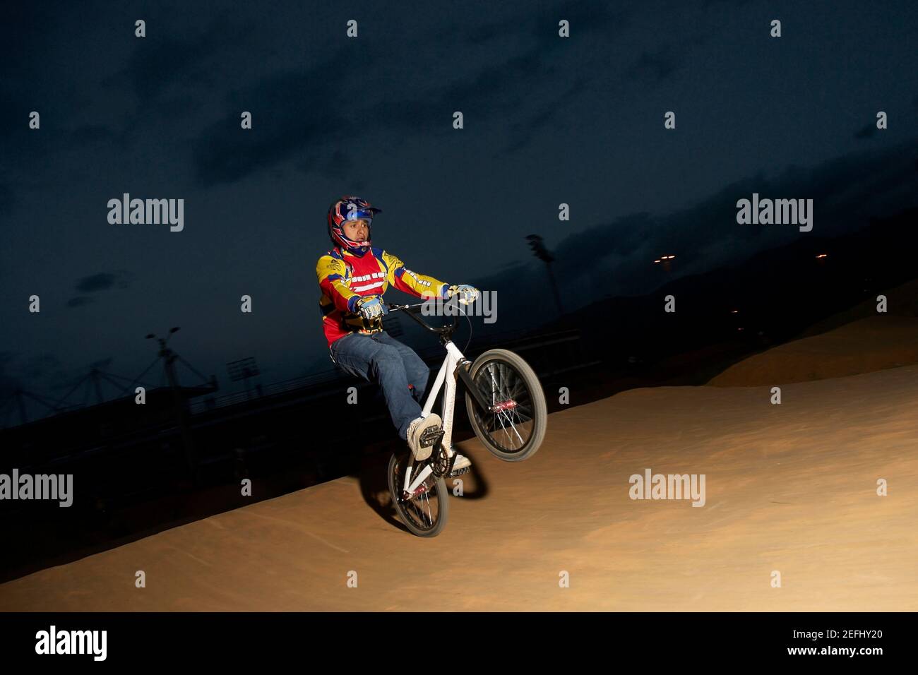 Stunt man moving vehicle hi-res stock photography and images - Alamy