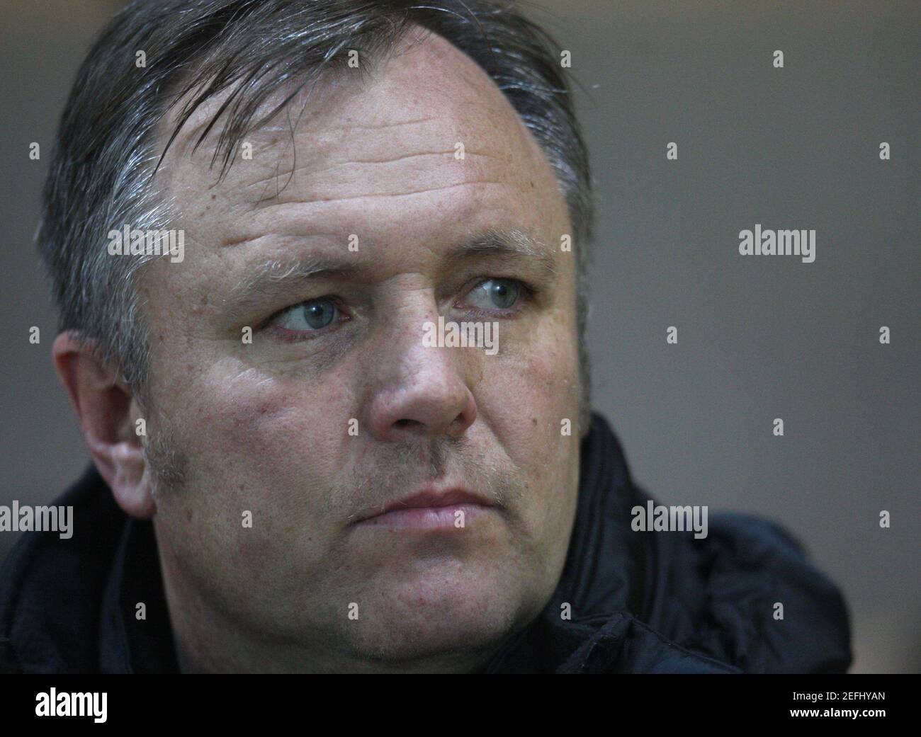 Macclesfield towns assistant manager gary simpson hi-res stock ...