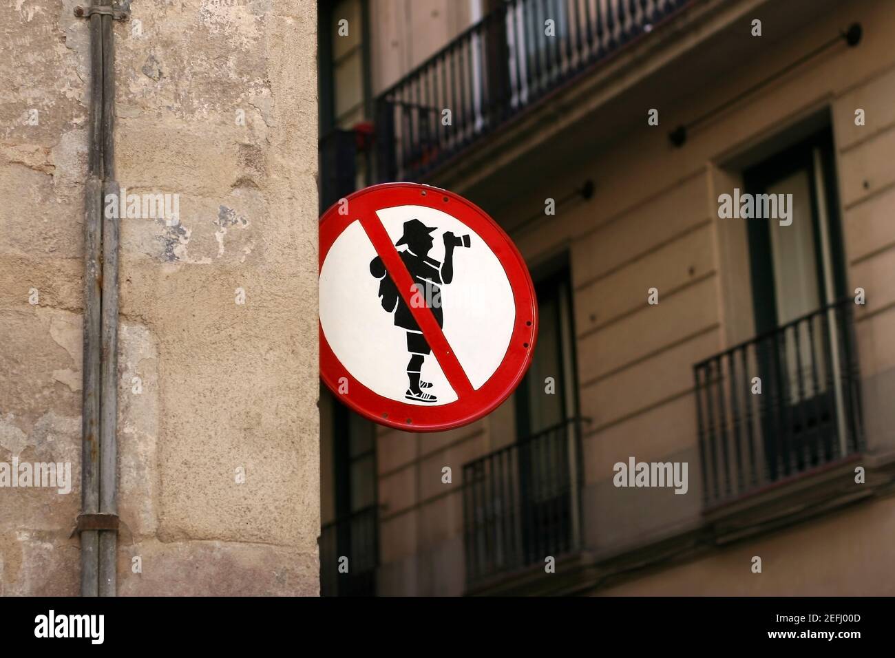 Funny sign No photo photo in Barcelona, Borbiden, prohibited ...