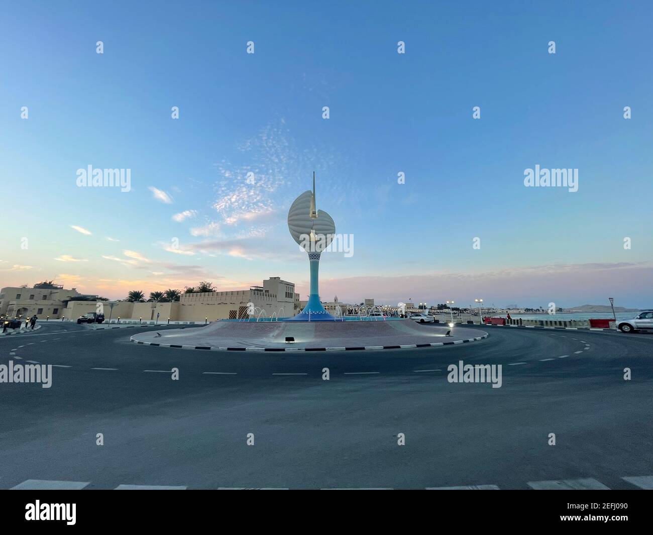 Souq Wakra Pearl Roundabout Stock Photo - Alamy