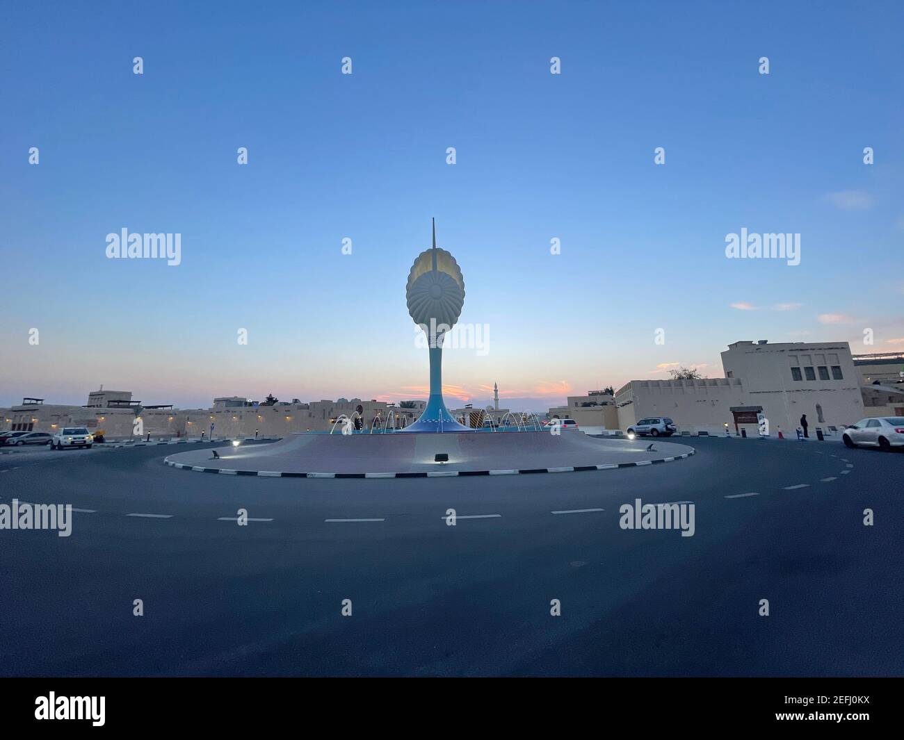 Souq Wakra Pearl Roundabout Stock Photo - Alamy
