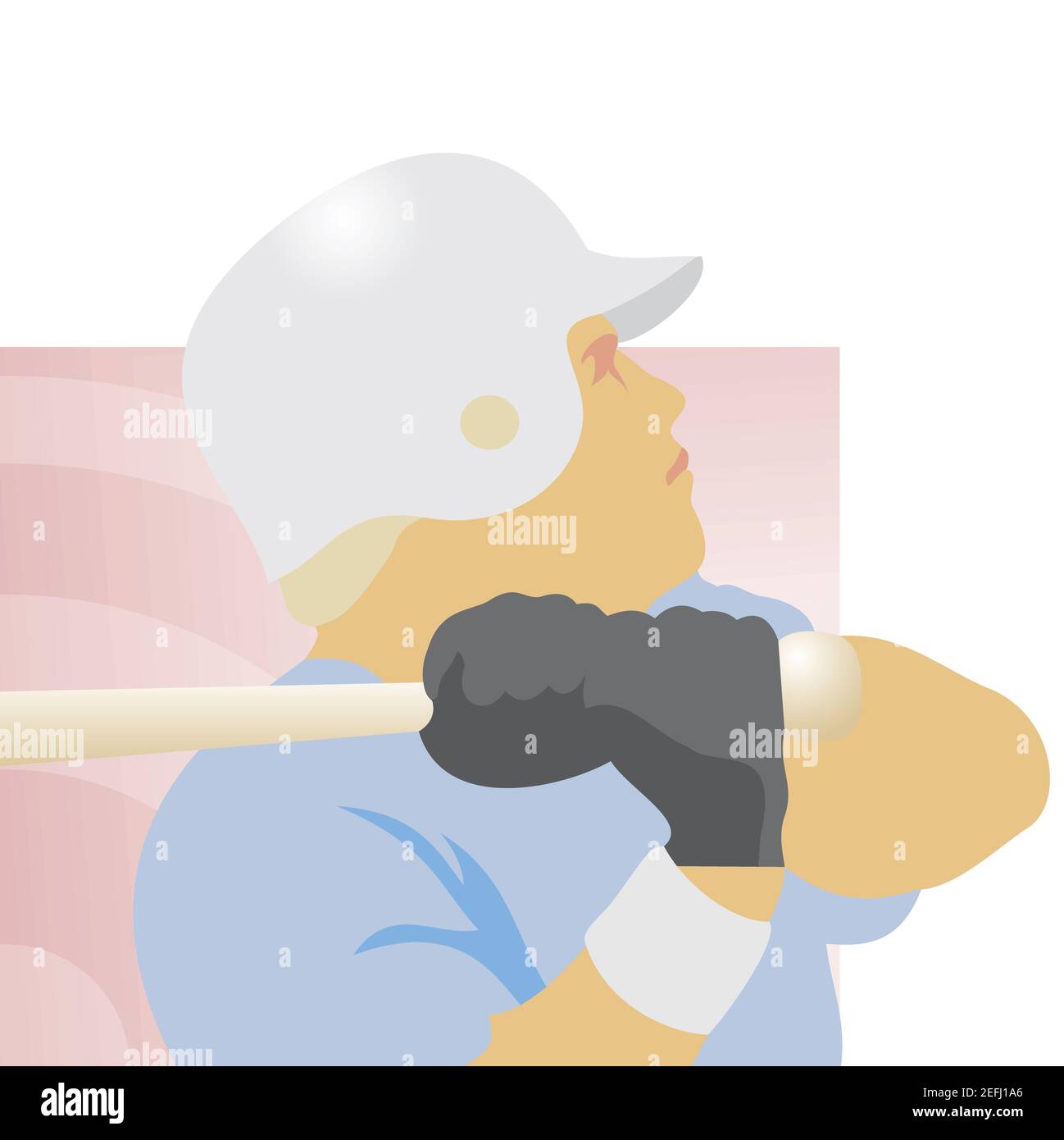 Baseball head holding bat hi-res stock photography and images - Alamy