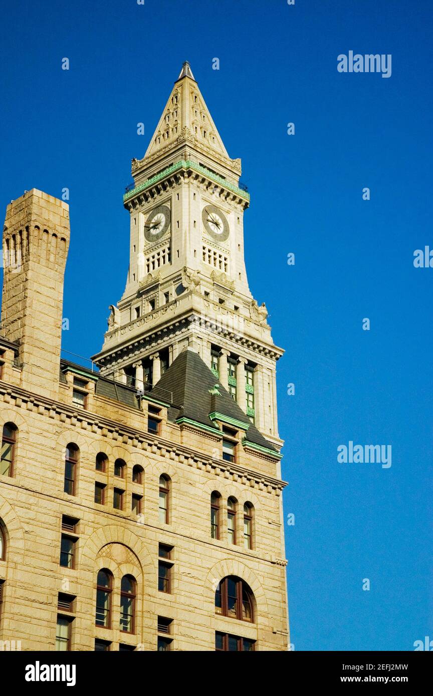 Clock building boston hi-res stock photography and images - Alamy