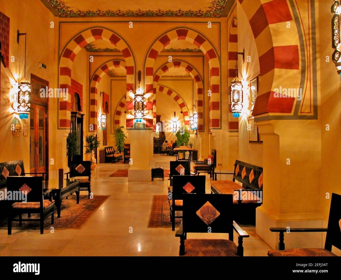 Interiors of a hotel Stock Photo - Alamy