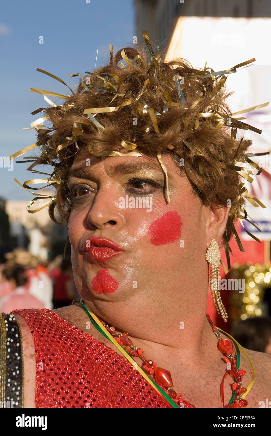 Funny Gay Guy Duck Lips