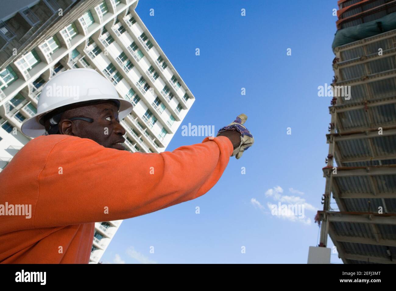 Man pointing towards sky hi-res stock photography and images - Alamy