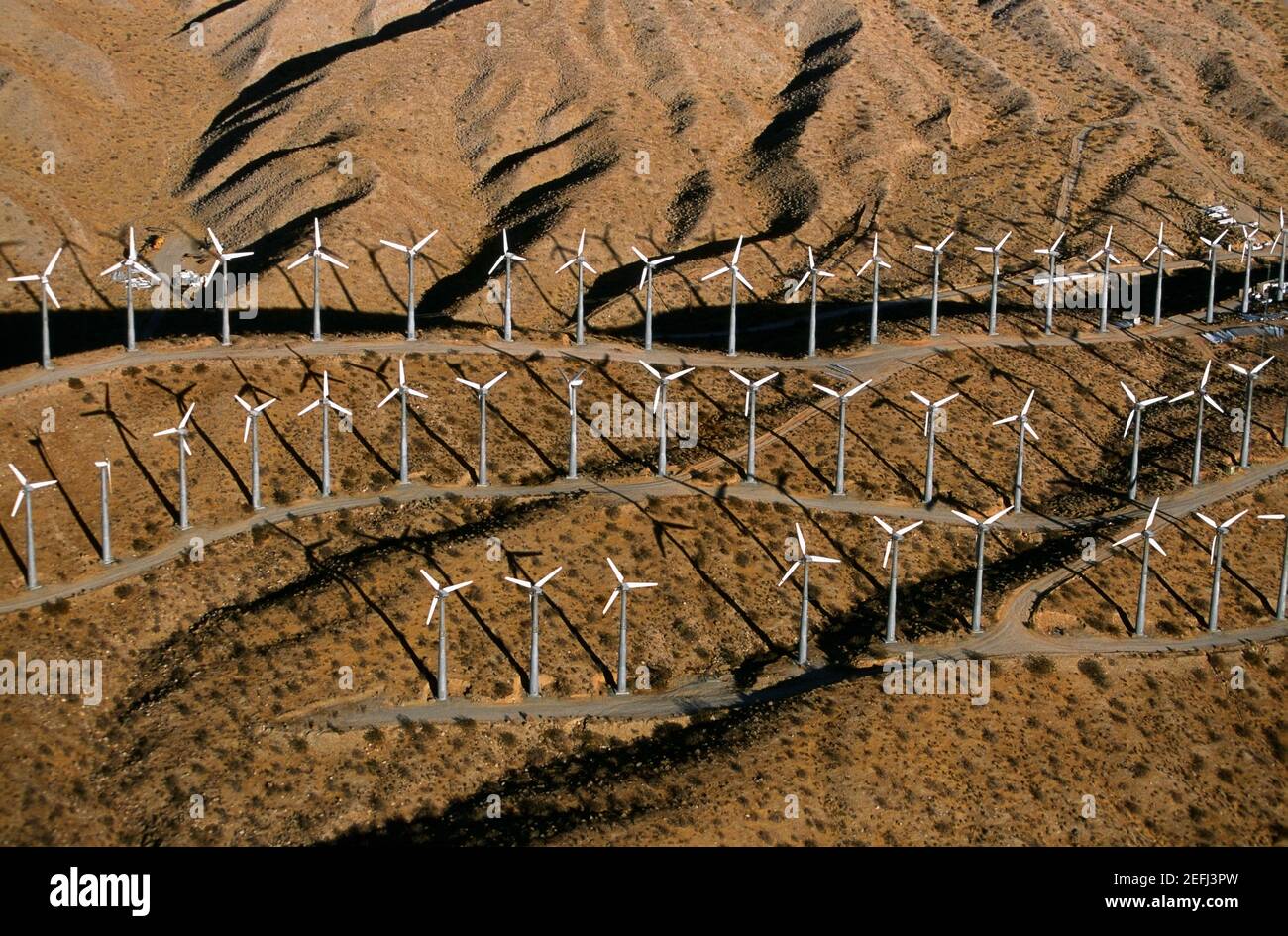 Wind farm turbines, Whitewater, California Stock Photo - Alamy