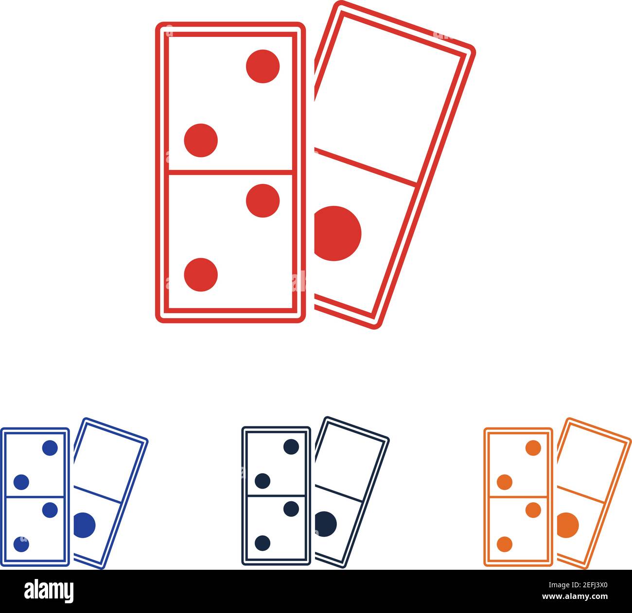 28 dominoes Stock Vector Images - Alamy
