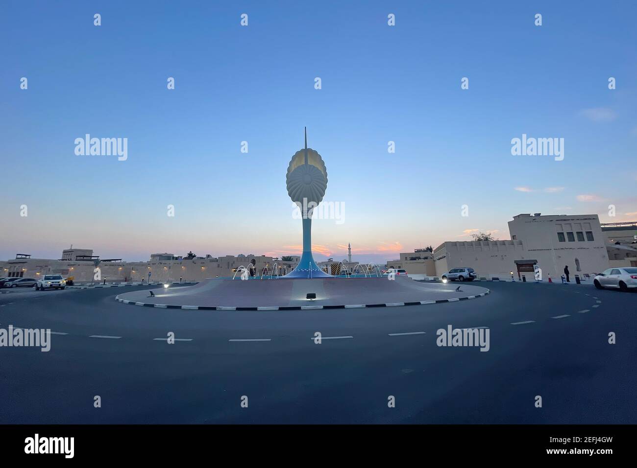 Souq Wakra Pearl Roundabout Stock Photo - Alamy