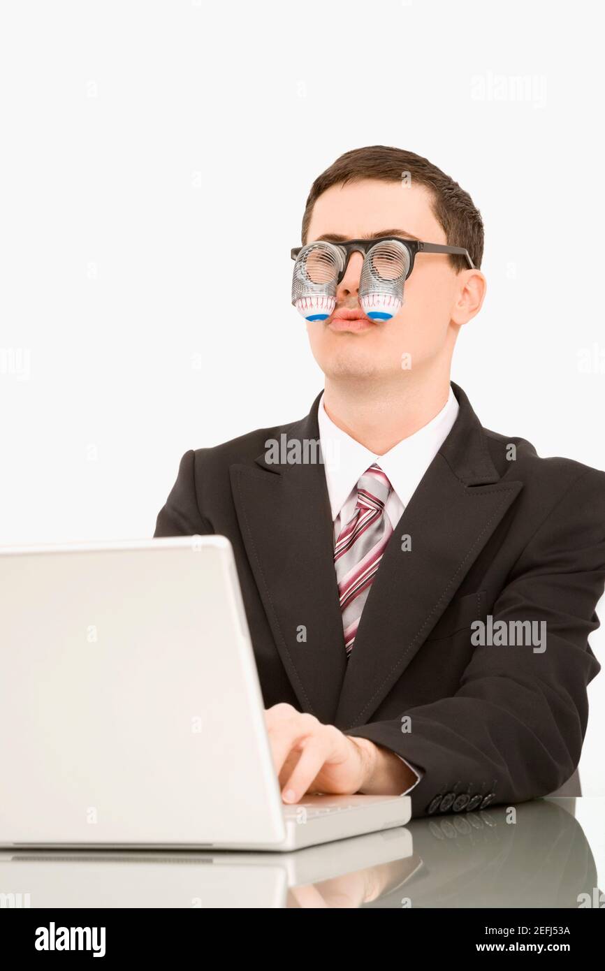 Eye reflection laptop hi-res stock photography and images - Alamy