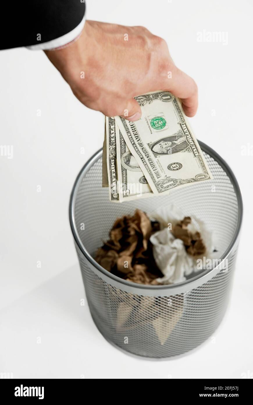 One man and money and throwing hi-res stock photography and images - Alamy