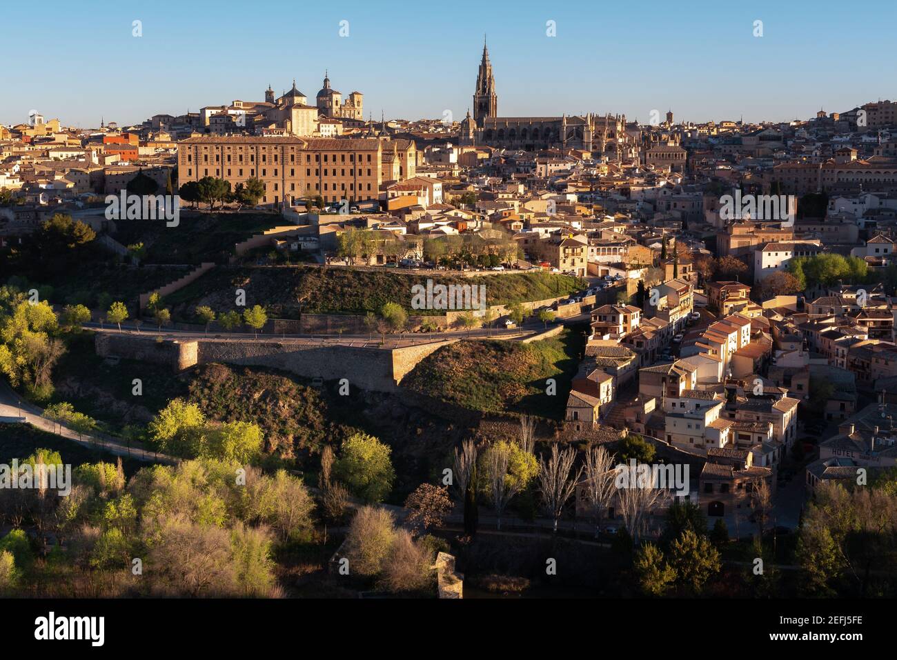 View bell tower toledo cathedral hi-res stock photography and images ...