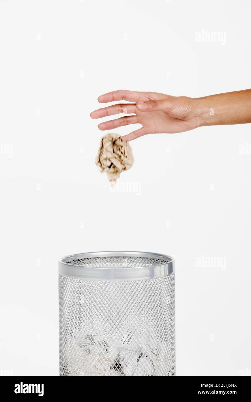 Woman throwing crumpled paper hi-res stock photography and images - Alamy