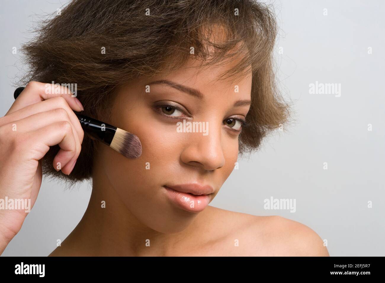 Woman blush blushing hi-res stock photography and images - Alamy