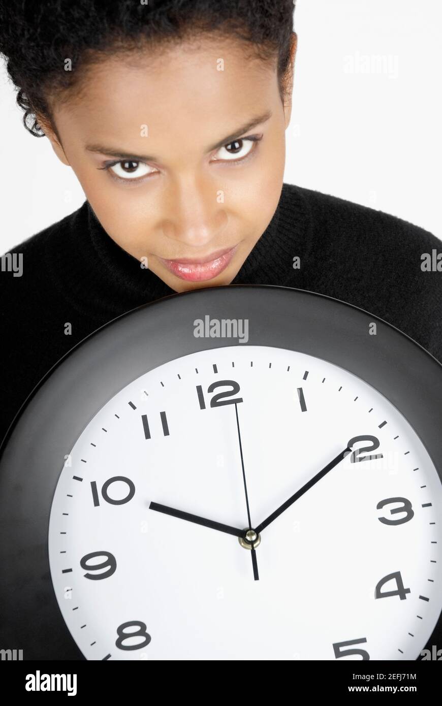 Clock showing hour only hi-res stock photography and images - Alamy