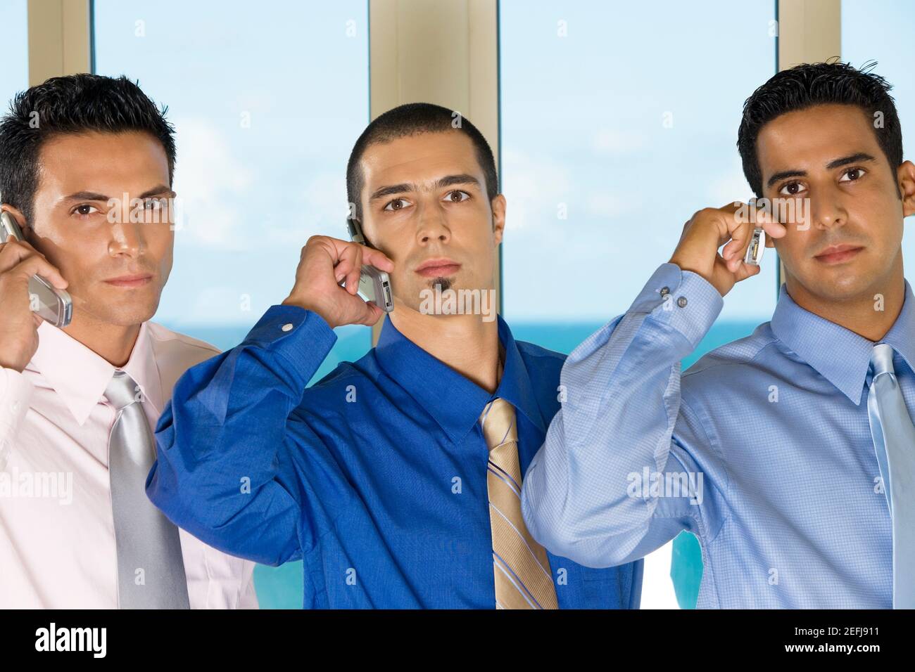 Black businessmen talking standing hi-res stock photography and images ...