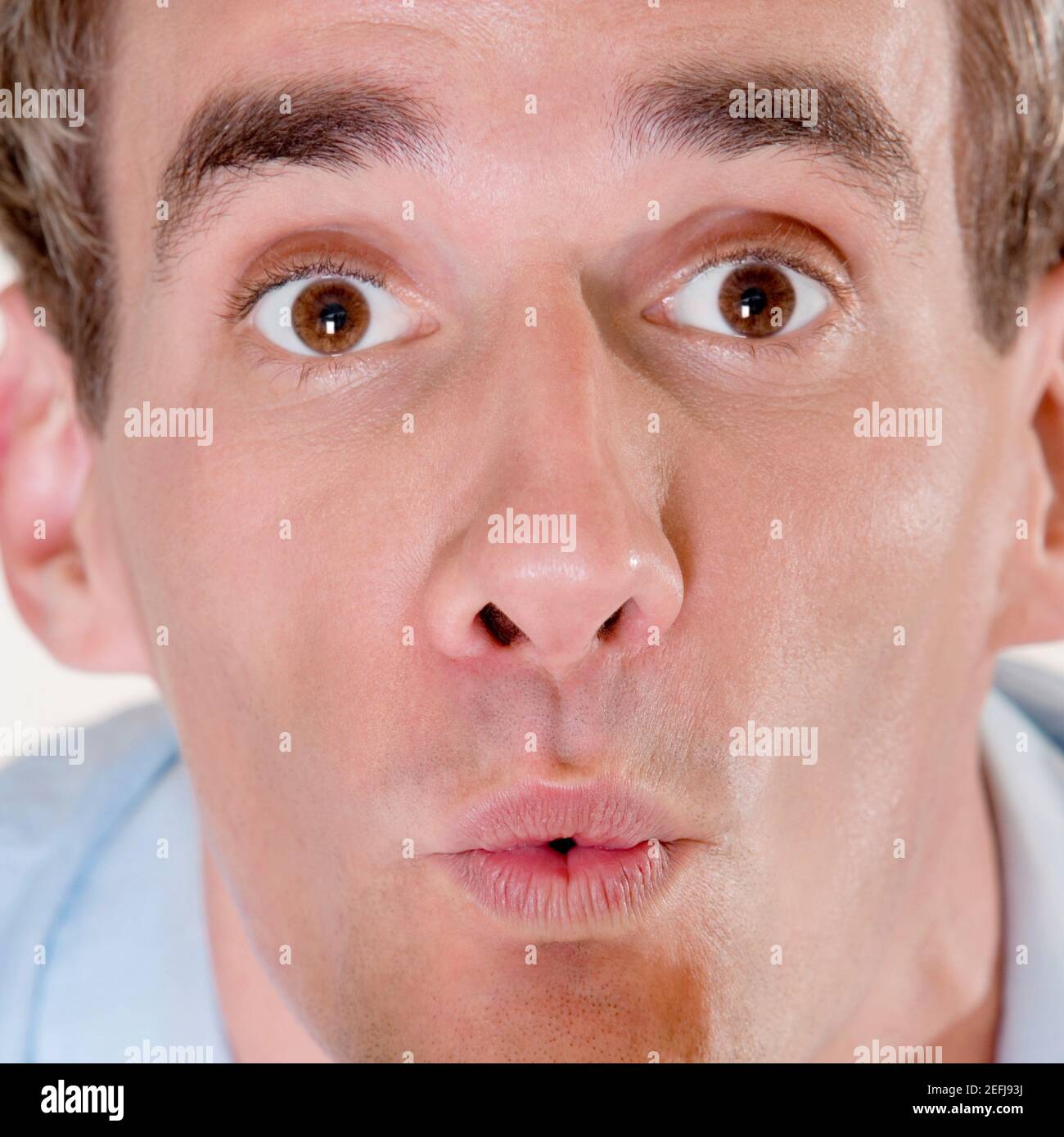 Surprised hispanic middle aged hi-res stock photography and images - Alamy