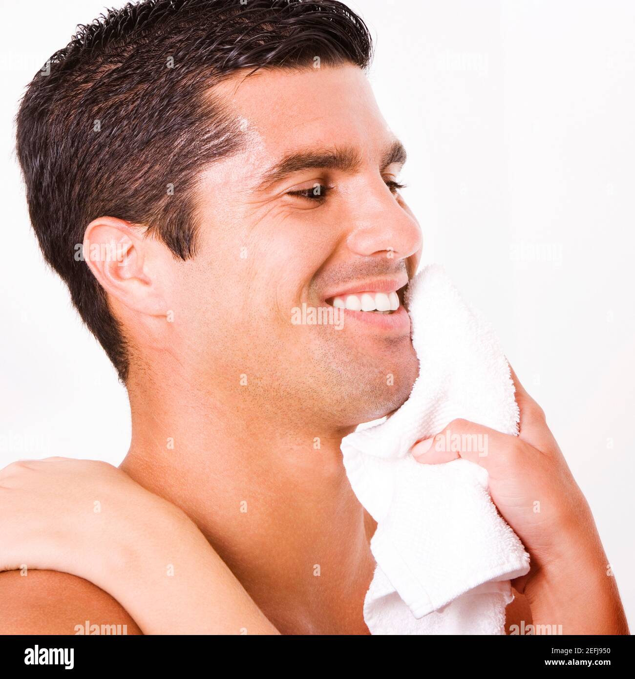 Woman wiping child face hi-res stock photography and images - Alamy