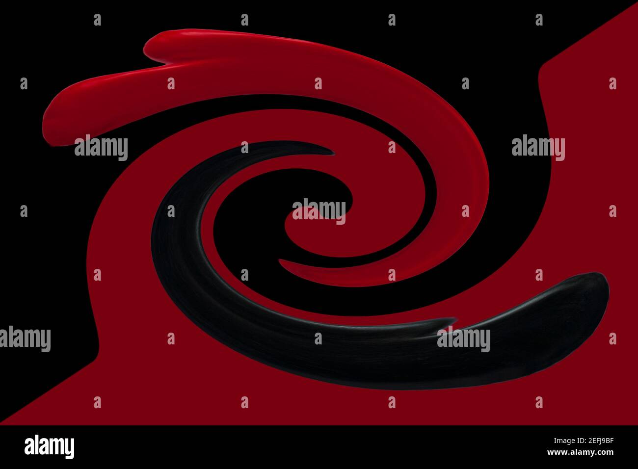 Abstract red swirl hi-res stock photography and images - Alamy