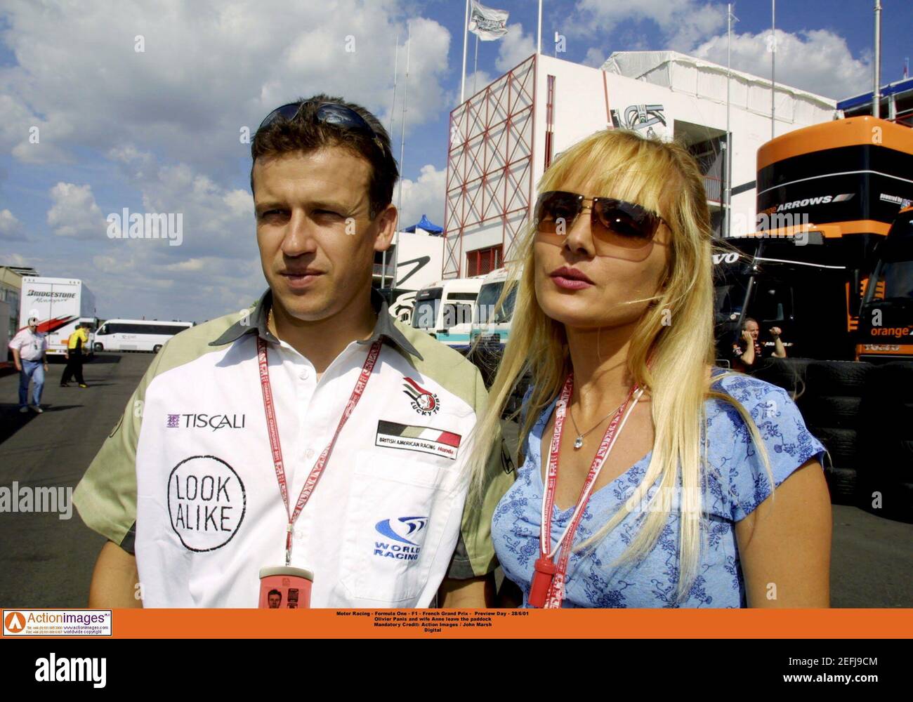 Olivier panis wife hi-res stock photography and images - Alamy