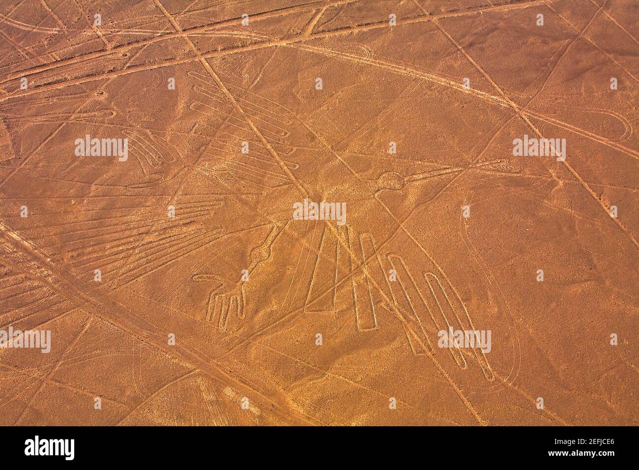 High angle view of Nazca lines, Nazca, Peru Stock Photo - Alamy