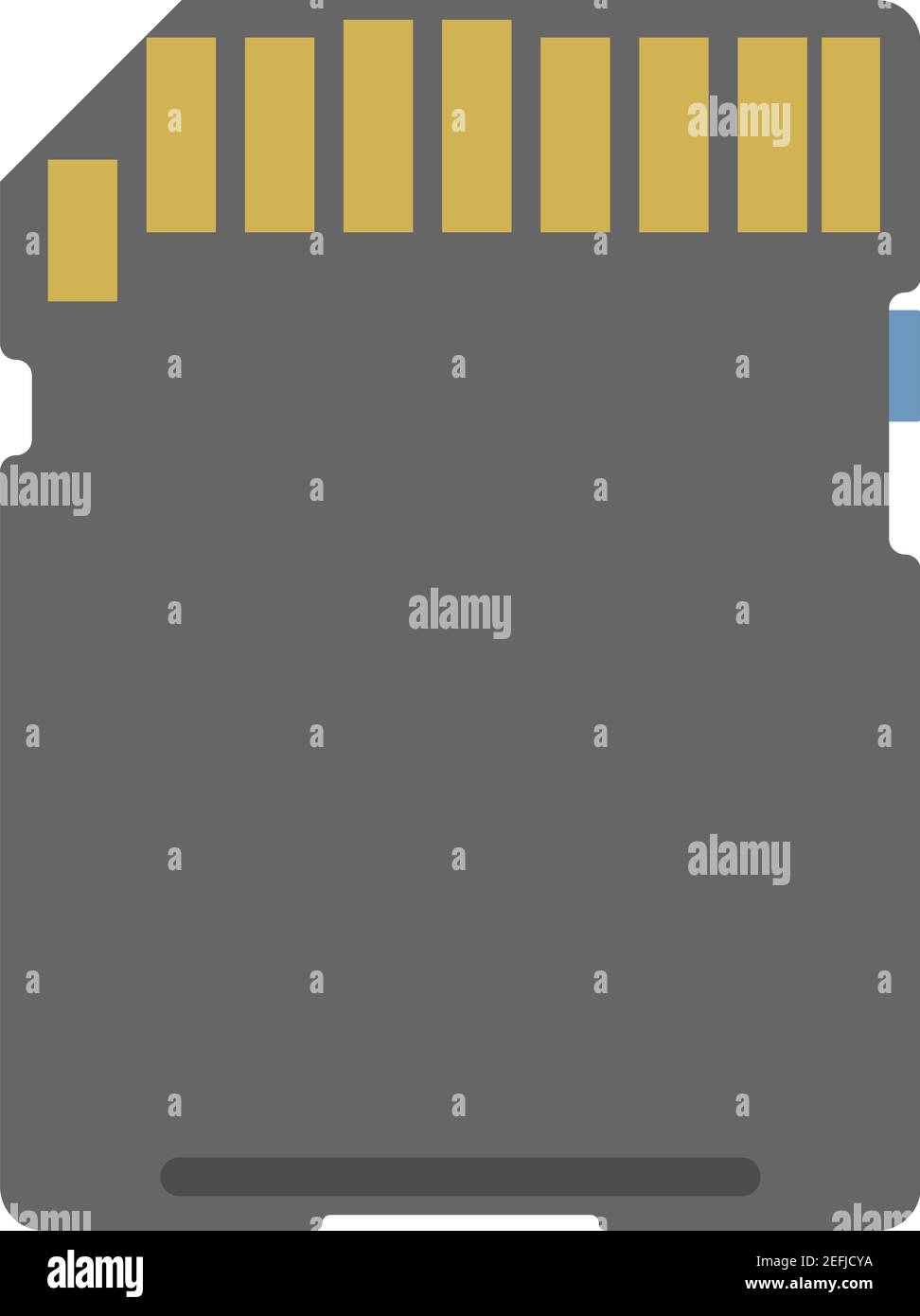 Computer cpu microchip vector isolated on white Stock Vector Image ...