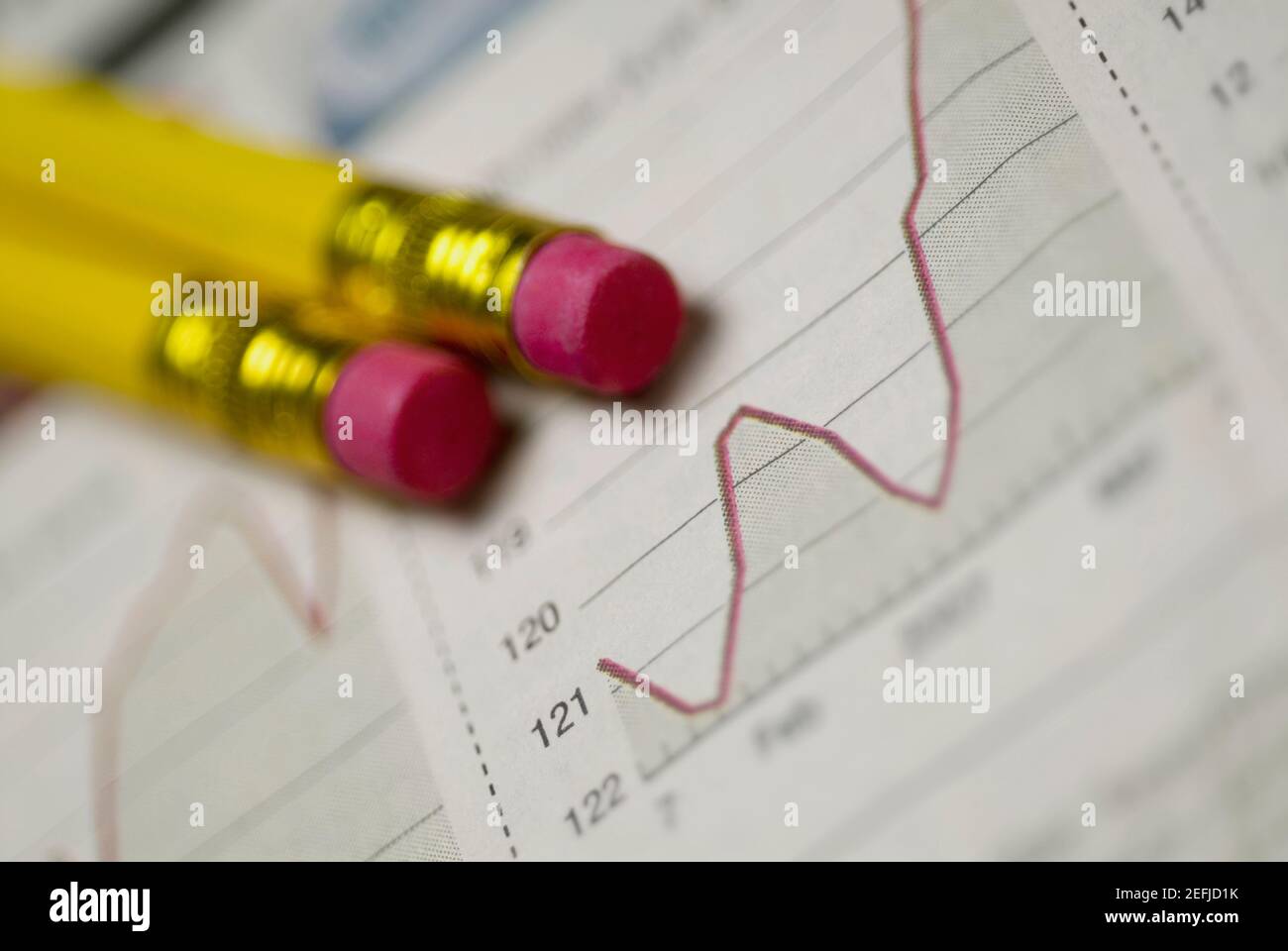 Pencils on graph paper hi-res stock photography and images - Alamy