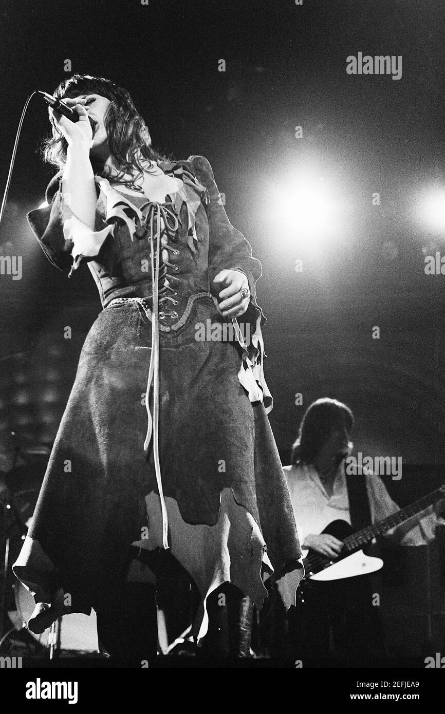HEART performing live in Los Angeles, CA on September 27, 1977. Photo ...