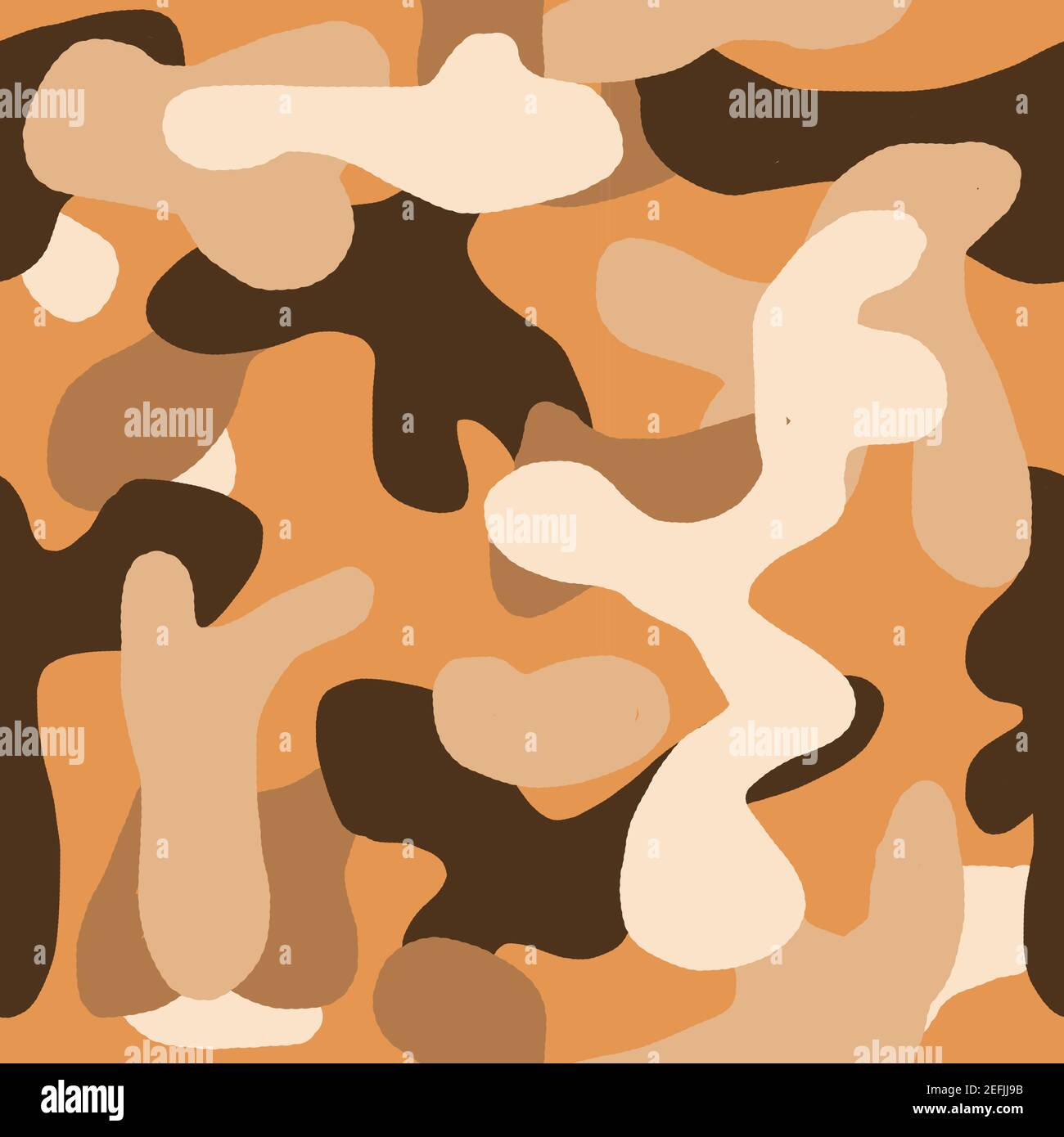 Brown beige camouflage camo seamless pattern. Military army design ...