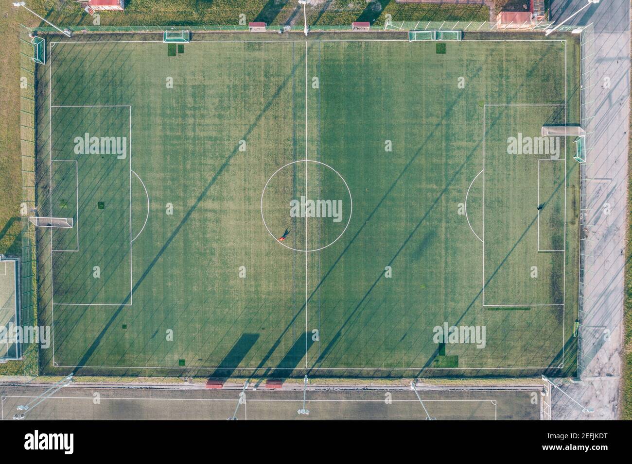 Top down view football field hi-res stock photography and images - Alamy