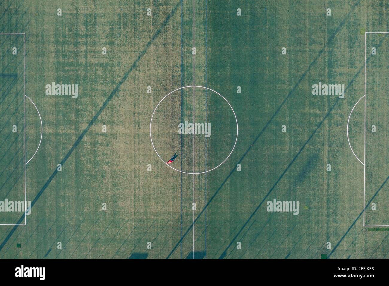 Football field top down hi-res stock photography and images - Alamy