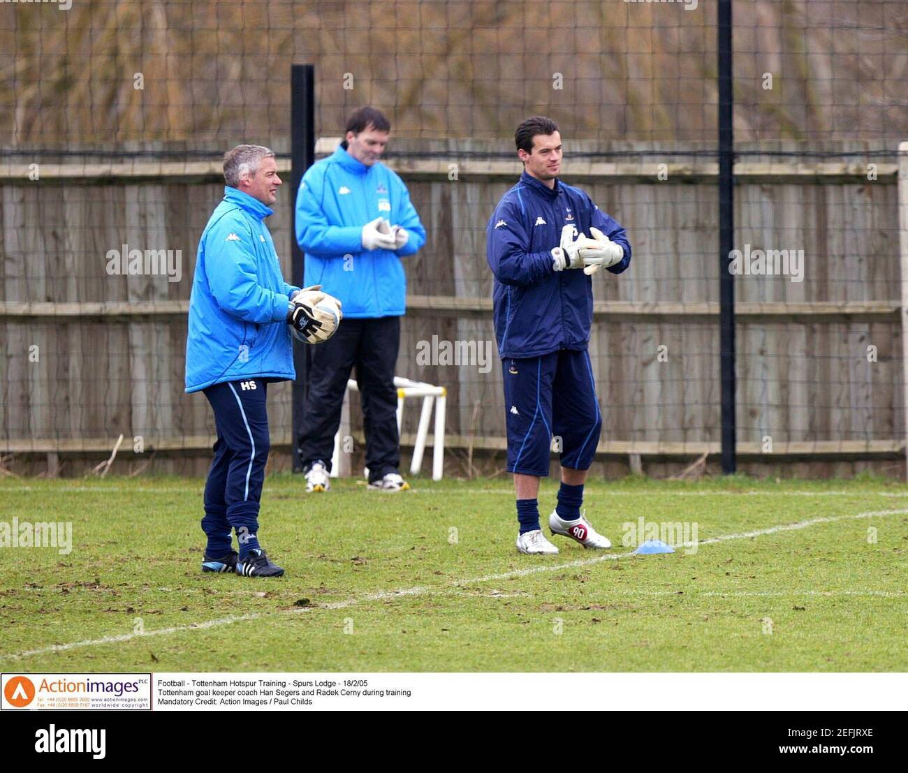 Tottenham hotspur goalkeeper coach hans segers hi-res stock photography ...