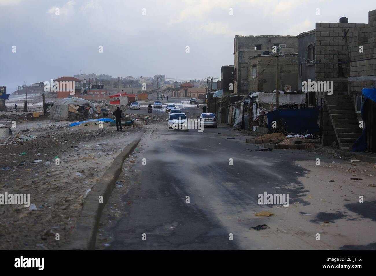 Middle of the Gaza Strip, The Gaza Strip, Palestine. 17th Feb, 2021 ...