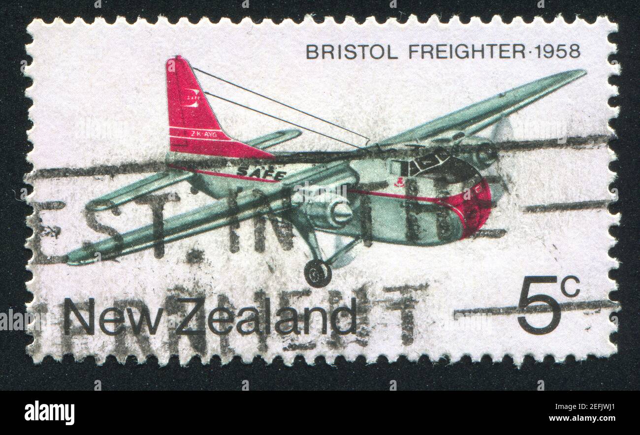 NEW ZEALAND - CIRCA 1974: stamp printed by New Zealand, shows Bristol ...