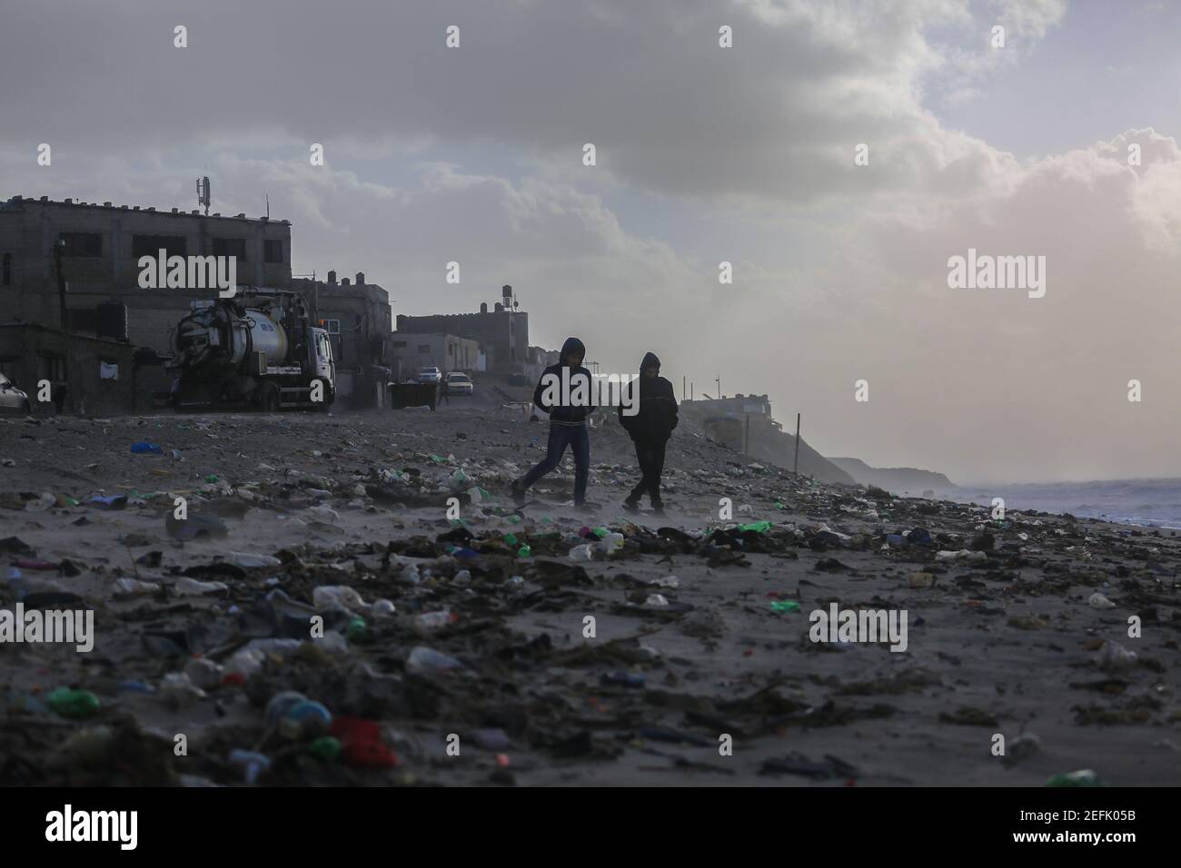 Middle of the Gaza Strip, The Gaza Strip, Palestine. 17th Feb, 2021 ...