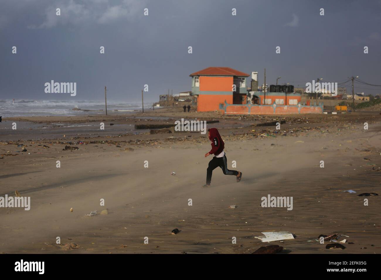 Middle of the Gaza Strip, The Gaza Strip, Palestine. 17th Feb, 2021 ...