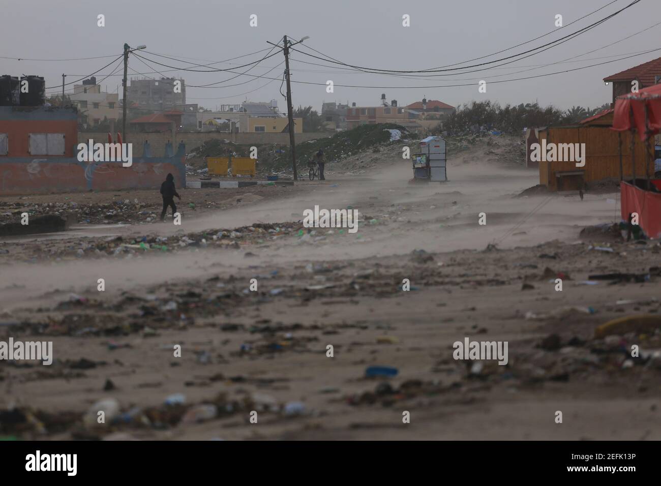 Middle of the Gaza Strip, The Gaza Strip, Palestine. 17th Feb, 2021 ...