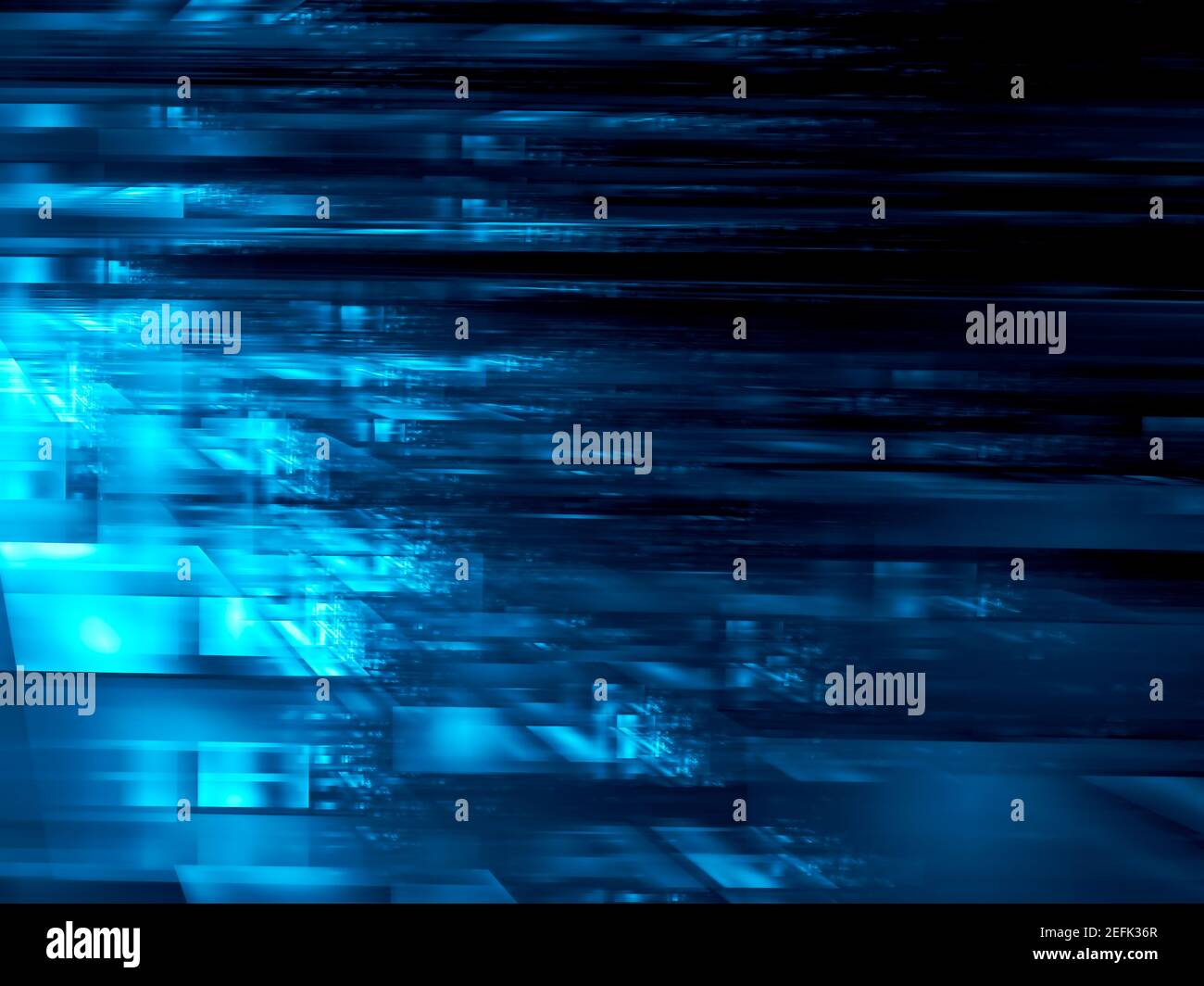 Asymmetric fractal background of technology theme - abstract 3d ...
