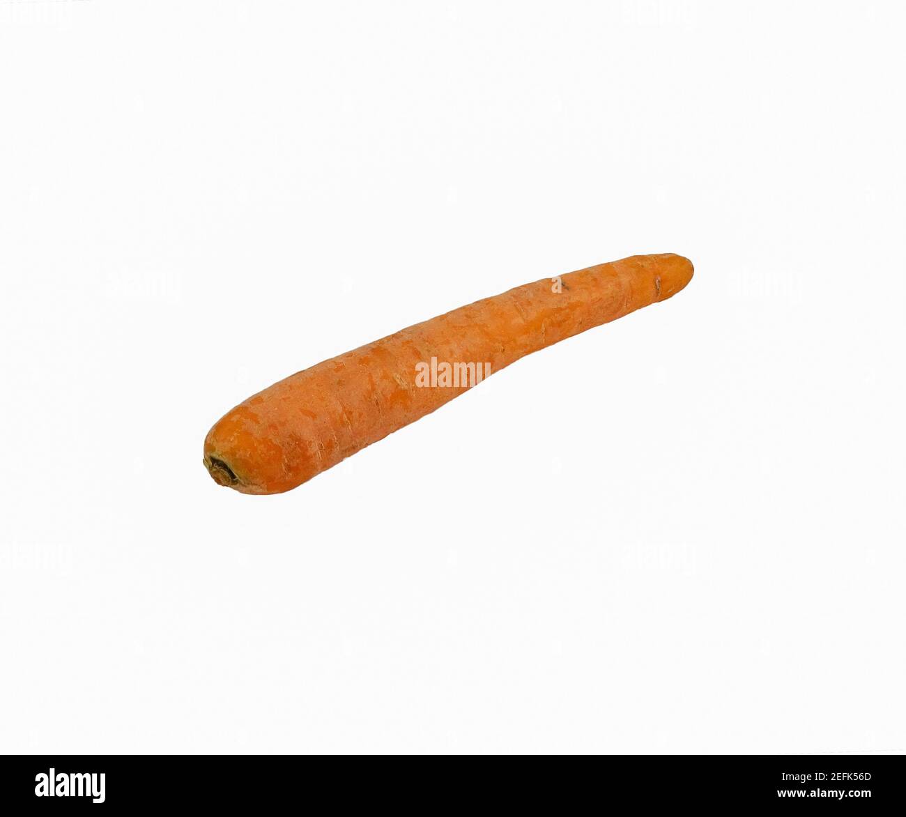 One, long carrot with an orange and pale orange texture Stock Photo - Alamy