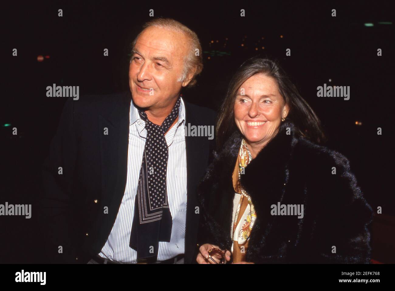 Robert Loggia and Audrey O'Brien Circa 1988. Credit: Ralph Dominguez ...