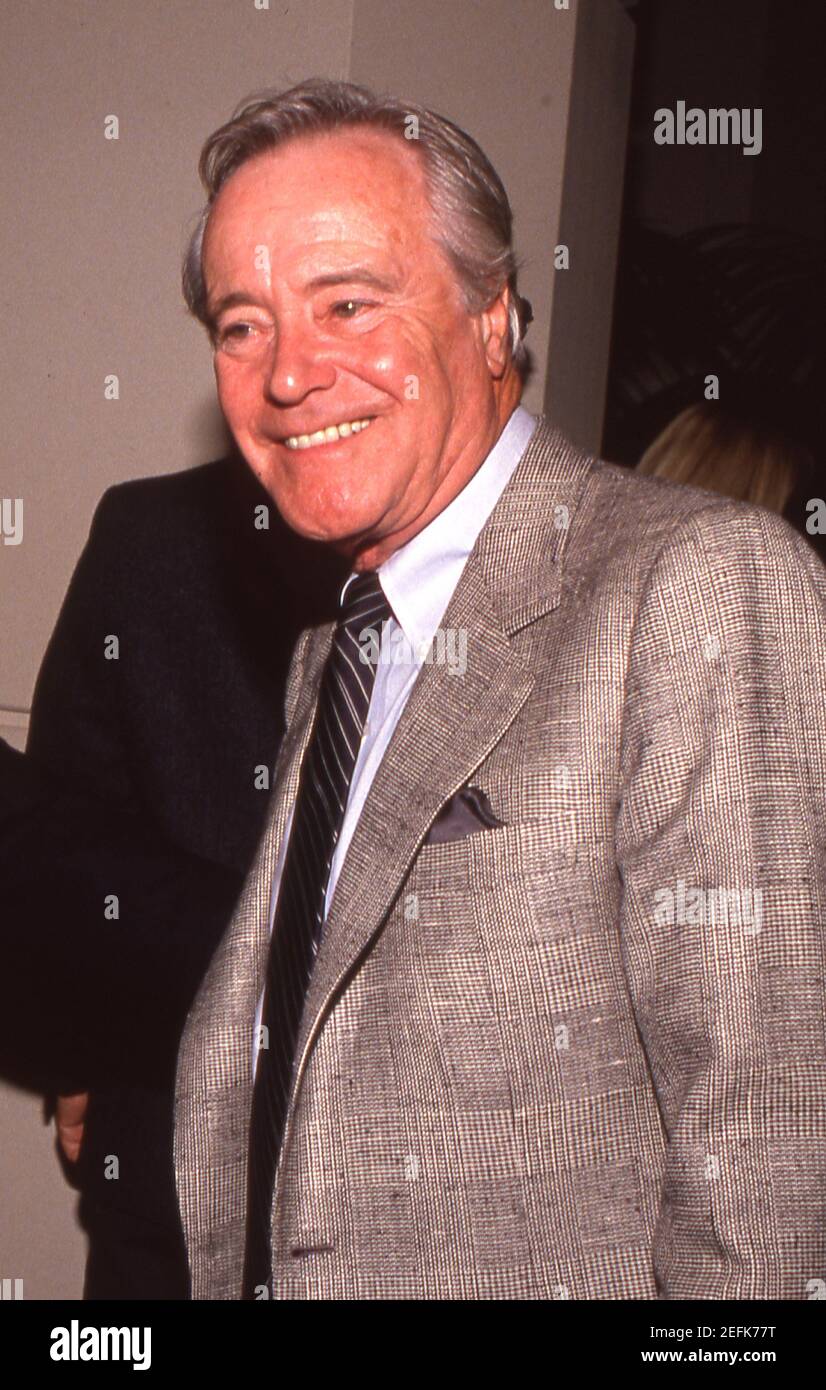 Jack Lemmon Circa 1988 Credit: Ralph Dominguez/MediaPunch Stock Photo ...