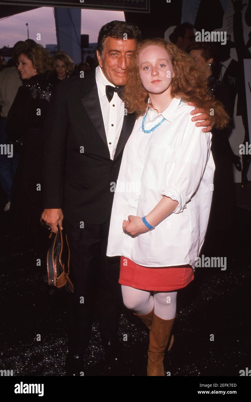 SANTA MONICA, CA - MAY 20: Tony Bennett and daughter Antonia Bennett ...